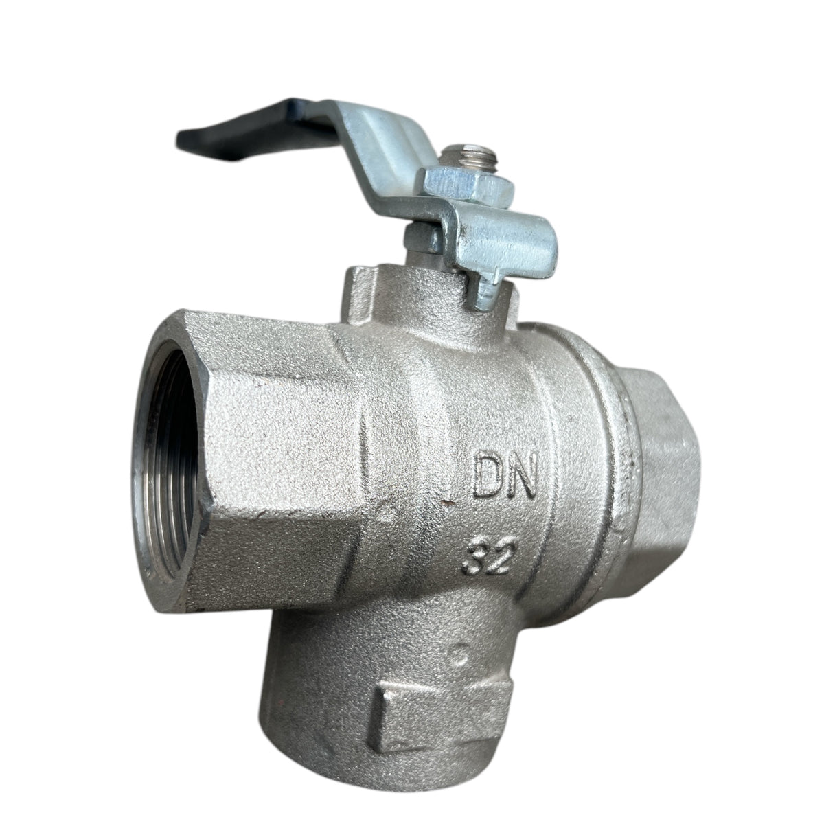 Ball Valve Brass 3 Way T Port 32mm Clearance Stock - Hose Factory