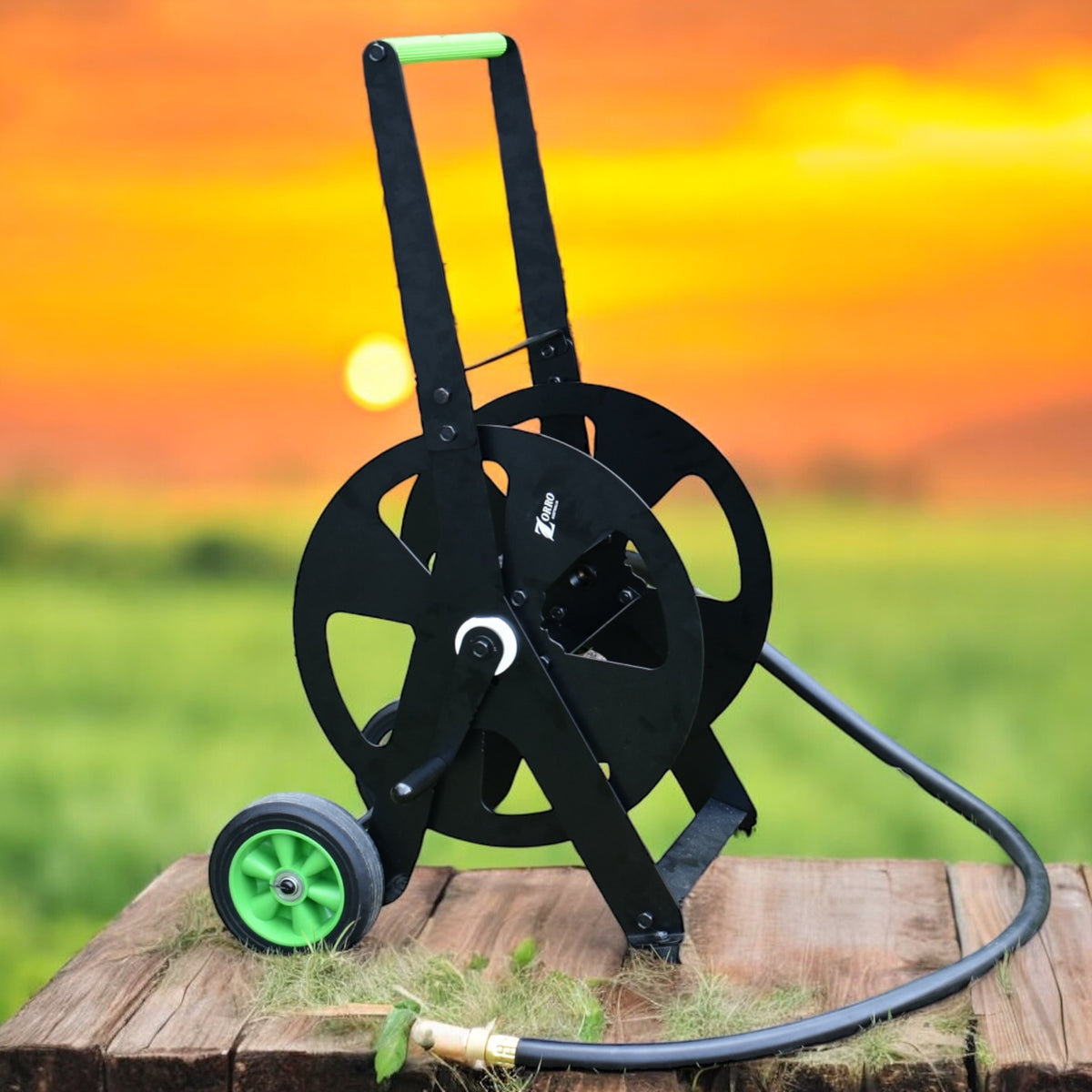 ZORRO Pro Industrial 2 Wheel Hose Cart - Hose Factory