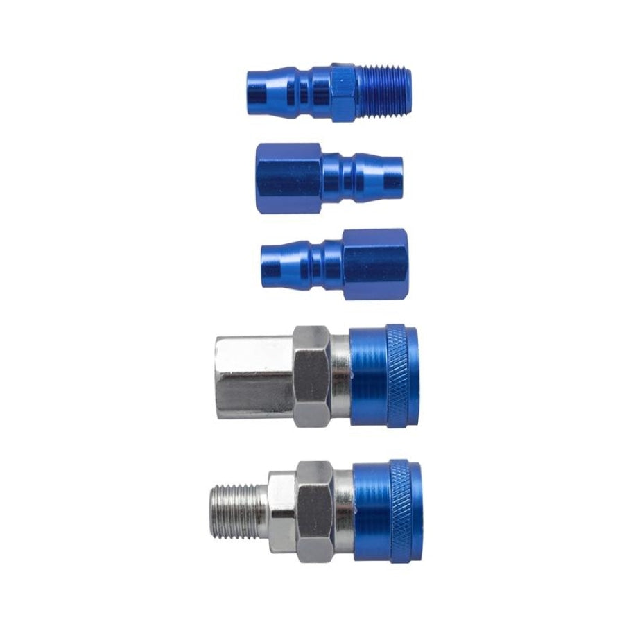 Nitto Style Universal Fittings Set 1/4" ( 5 Pieces ) - Hose Factory
