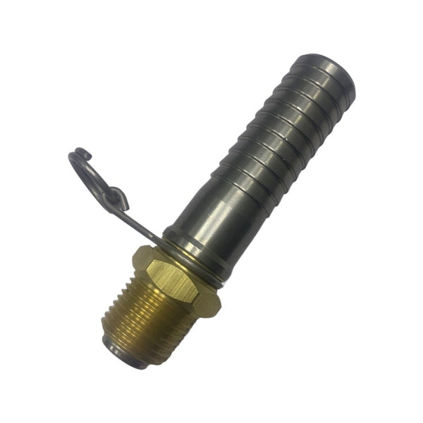 DIXON Swivel Hose Tail Connector Stainless Steel with Brass BSP Thread ...