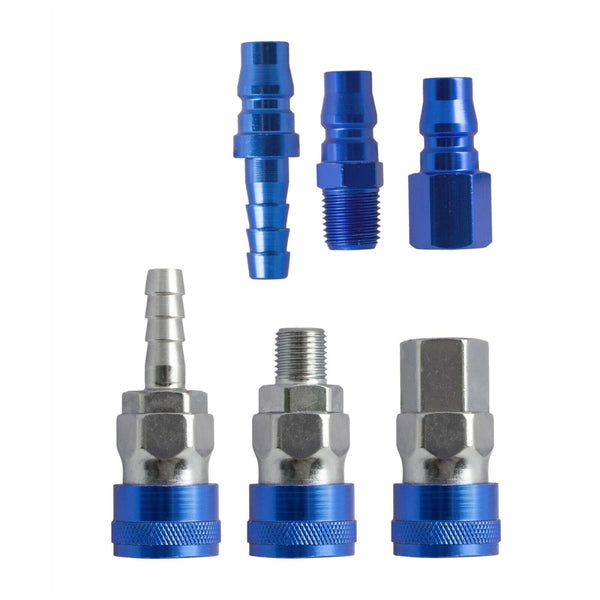 Nitto Style Air Tool Compressor Fittings 6 Piece Nitto Style Fittings ...