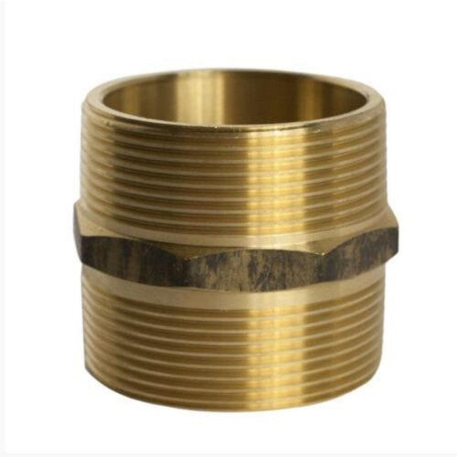 Brass Hex Nipple BSP - Hose Factory