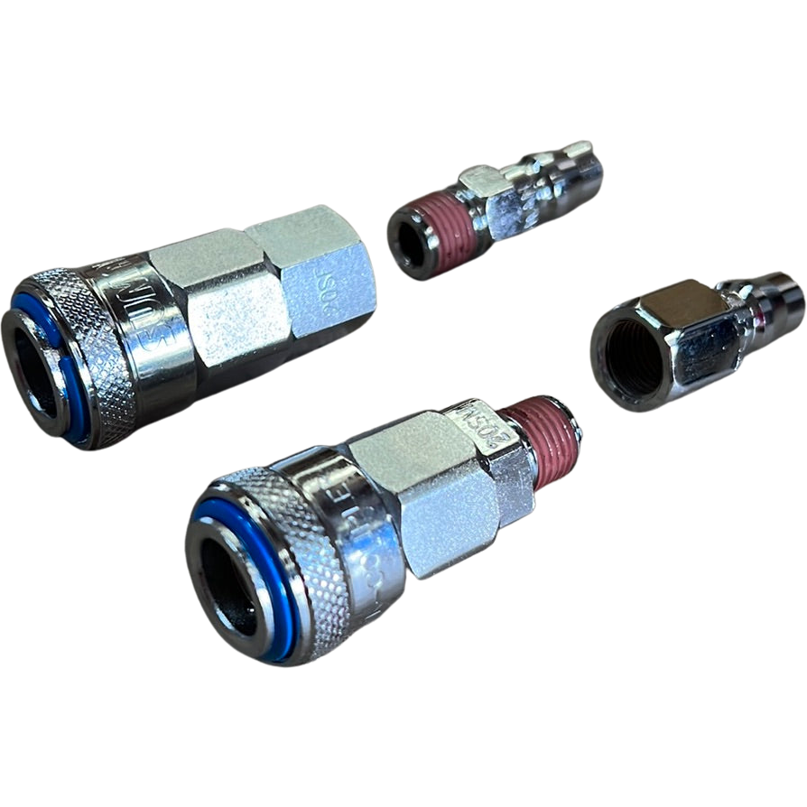 Nitto Style 1/4" Female Male Air Tool Compressor Fittings ( 4 Piece ...