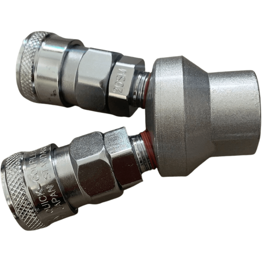 Nitto Style 2 Way Quick Connect Splitter Coupler Pneumatic Air Fitting ...